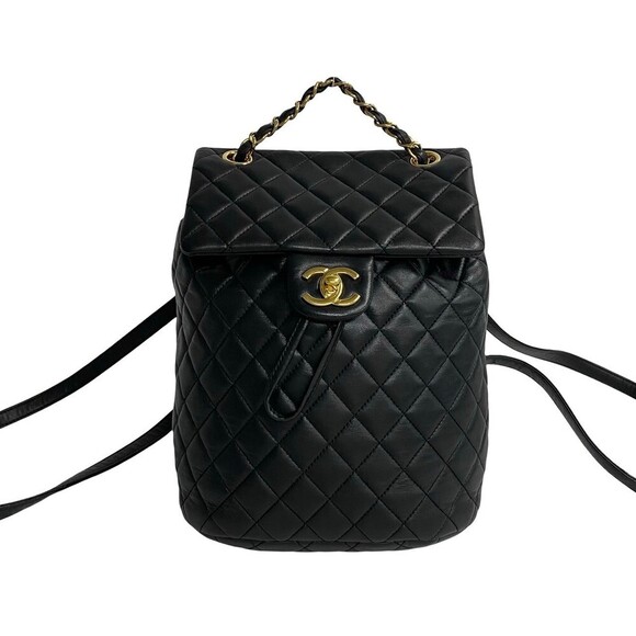 CHANEL | Bags | Chanel Cc Urban Spirit Backpack Leather Backpack In ...